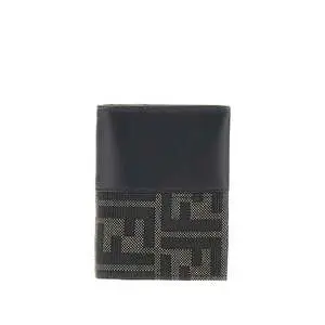 Fendi Ff Jacquard Bi-fold Card Holder