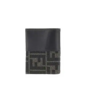 Fendi Ff Jacquard Bi-fold Card Holder