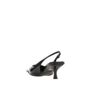 Prada Spazzolato Leather Re-edition Slingback Pumps
