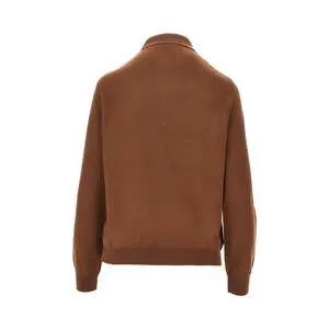 Prada Cashmere Lozenge Polo Sweater