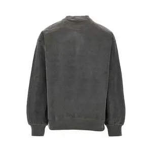 Carhartt Work In Progress Vita' Bleached-out Crewneck Weathirt - Black