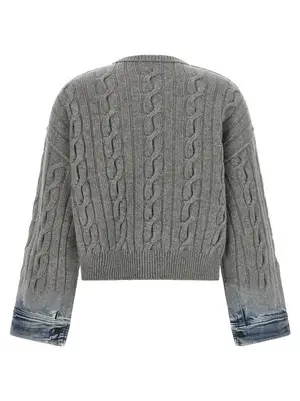 HAIKURE Cropped Knit Sweater