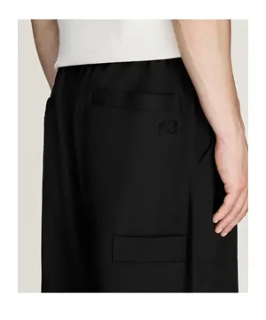 Y3 Wool Wide Trousers