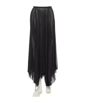 Valentino Garavani Pleated Midi Skirt - Black