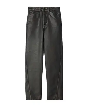LEMAIRE Casual Trousers With Belt Loops - Brown