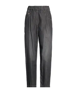 Brunello Cucinelli Denim Trousers - Black