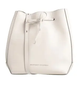 Brunello Cucinelli Solid Crossbody Bags - Grey