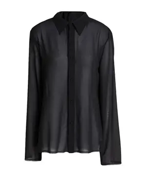 MAISON MARGIELA Solid Colour Shirts Blouses - Black