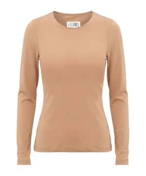 MAISON MARGIELA Basic T-shirts - Nude