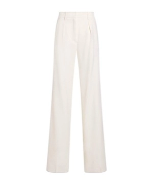 Max Mara Twill Straight Leg Trousers - No