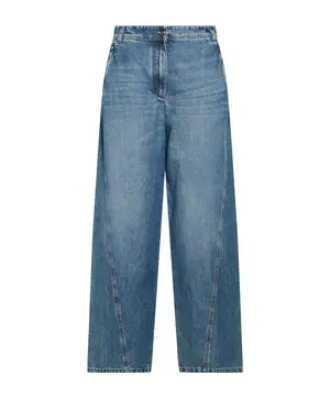 Brunello Cucinelli Light Wash Straight Leg Jeans - Blue