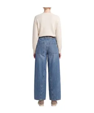 Brunello Cucinelli Light Wash Straight Leg Jeans