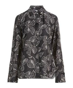 Max Mara Floral Shirtsblouses - Black