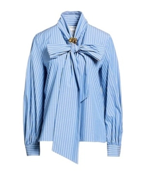 Max Mara Patterned Shirts Blouses - Blue