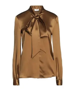 Saint Laurent Solid Colour Tops