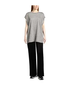 Saint Laurent Solid Color Oversize T-shirts
