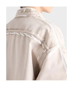 Prada Bull Denim Zipper Shirt