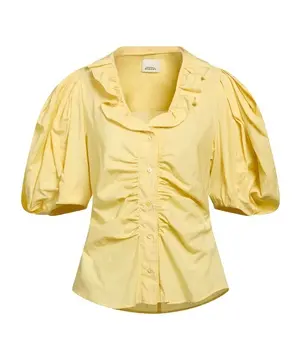 Isabel Marant Étoile Solid Color Shirts - Yellow