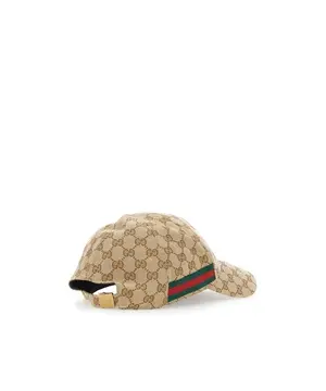 Gucci Gg Web Baseball Cap