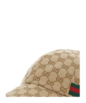 Gucci Gg Web Baseball Cap