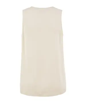 Fabiana Filippi Sleeveless V-neck Vest