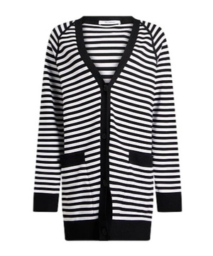 Max Mara Striped Knitted Sweater - Black