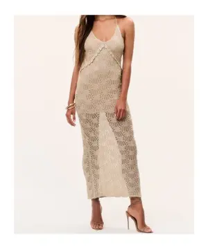 LoveShackFancy Crochet Lace Gown