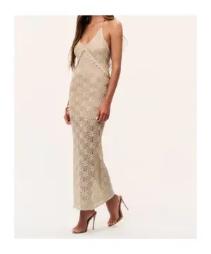 LoveShackFancy Crochet Lace Gown