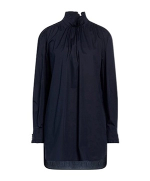 Max Mara Solid-colored Long-sleeved Top - Blue