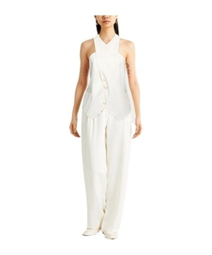 Max Mara Plain Sleeveless V-neck Top