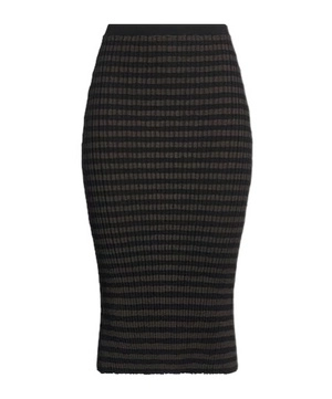 MAISON MARGIELA Striped Knit Pencil Skirt - No