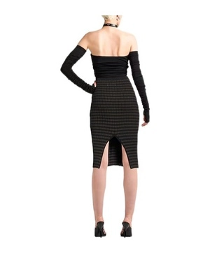 MAISON MARGIELA Striped Knit Pencil Skirt