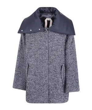 N.21 Long-sleeved Coat With A Lapel Collar - Multicolor