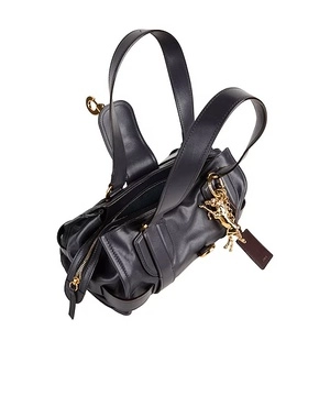 Chloé Large Solidcolor Leather Boston Bag