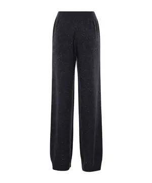 Fabiana Filippi Sequin-knit Casual Trousers