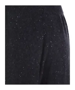 Fabiana Filippi Sequin-knit Casual Trousers