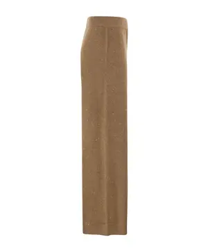 Fabiana Filippi Sequin-knit Casual Trousers