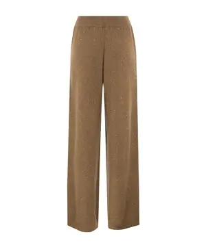 Fabiana Filippi Sequin-knit Casual Trousers