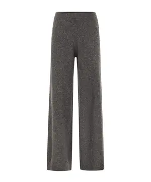 Fabiana Filippi Sequin-knit Casual Trousers - Black