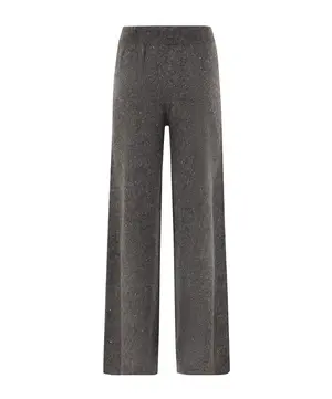 Fabiana Filippi Sequin-knit Trousers - Black