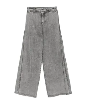 Patrizia Pepe Washed Pleated Trousers