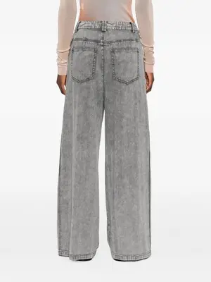 Patrizia Pepe Washed Pleated Trousers