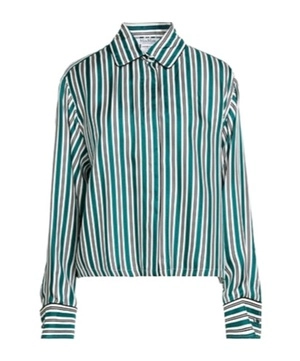 Max Mara Striped Long-sleeved Shirt - Blue