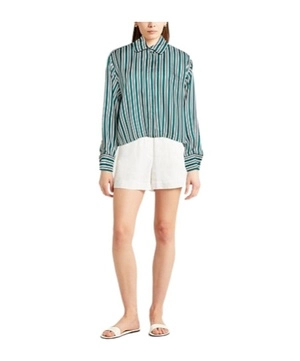 Max Mara Striped Long-sleeved Shirt