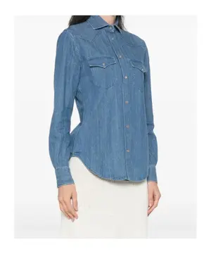 MAZZARELLI Long-sleeve Snap-button Shirt