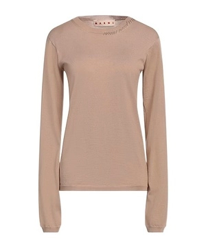 Marni Lightweight Knit Longsleeve Top - Camel
