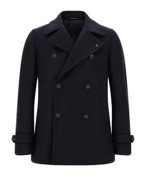Tagliatore Double-breasted Coat - Blue