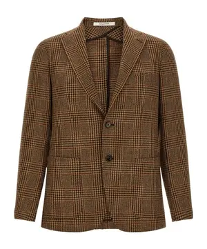 Tagliatore Single-breasted Blazer - Brown