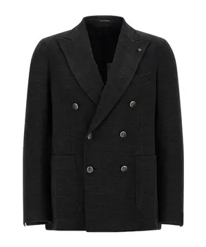 Tagliatore Double-breasted Blazer - Grey