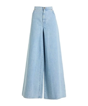 Max Mara Light-colored Loose Jeans - Blue
